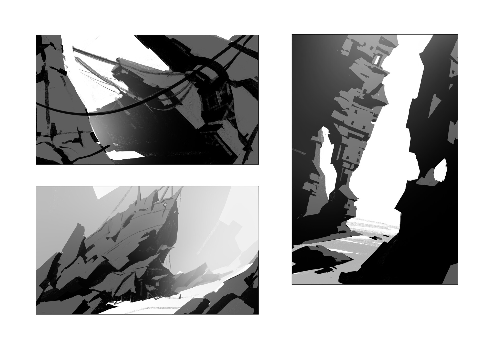 ArtStation - Environment Concept Sketch Practice