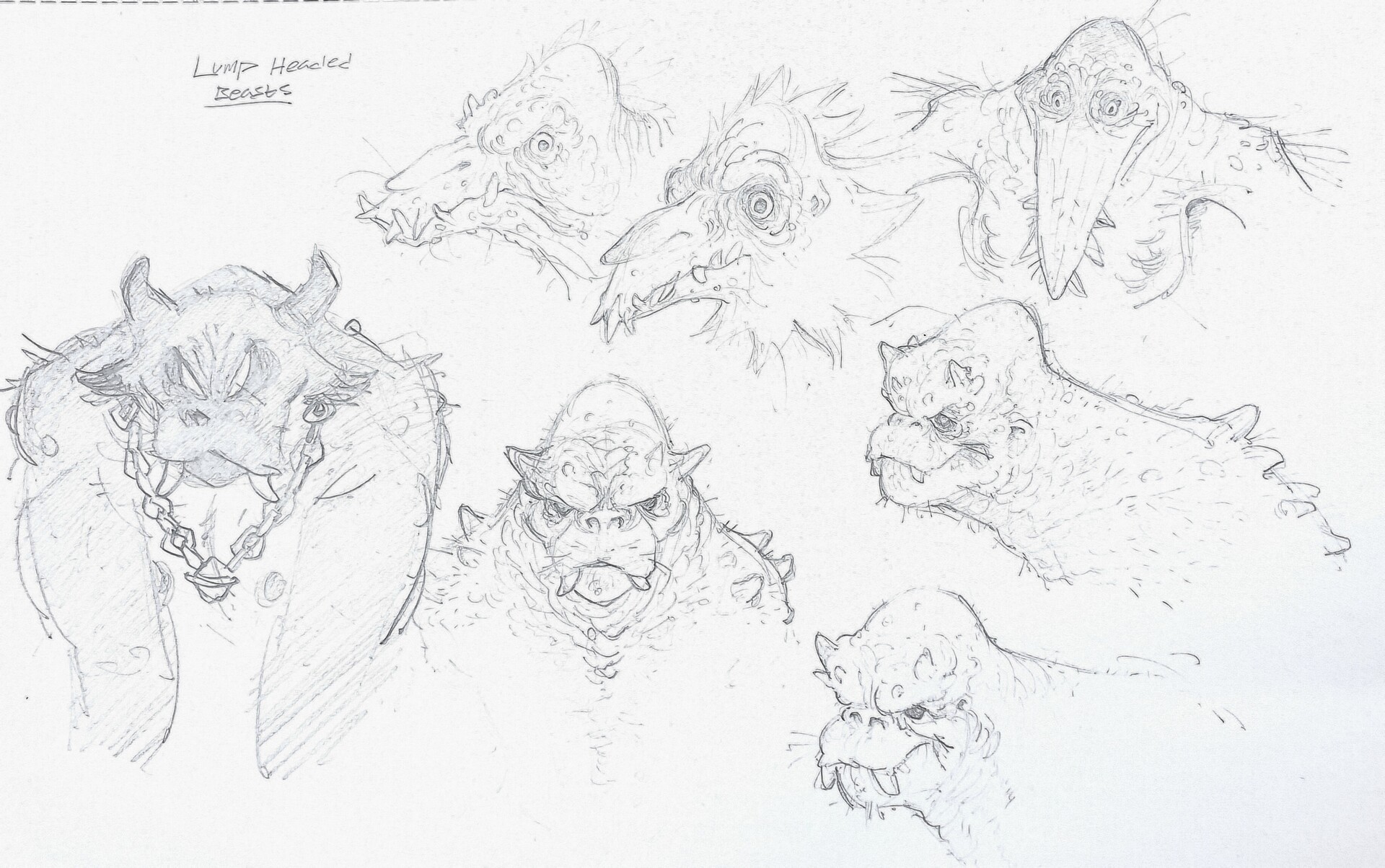 ArtStation - Creature Concepts and Scribbles
