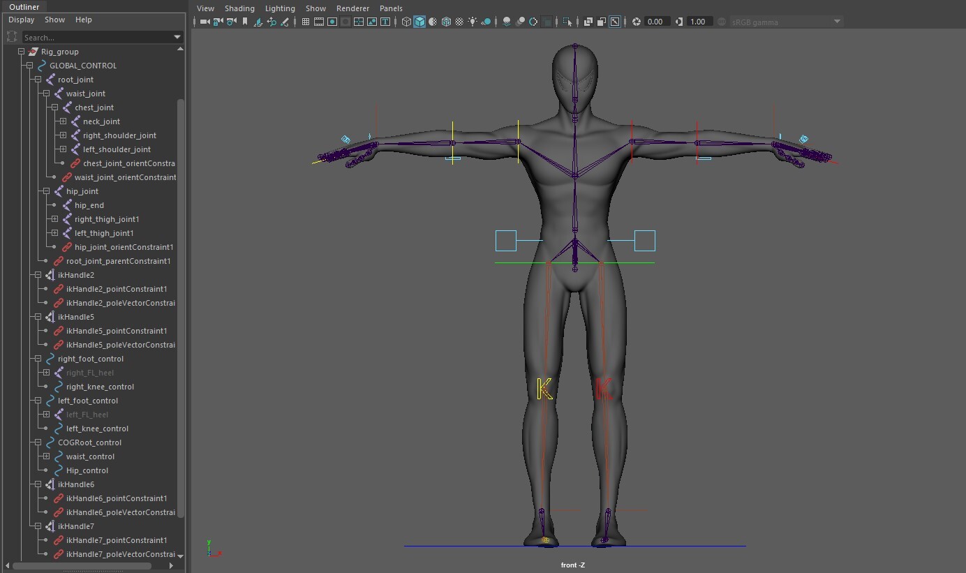 Vivek Raj - Spider-Man Rig - Autodesk Maya