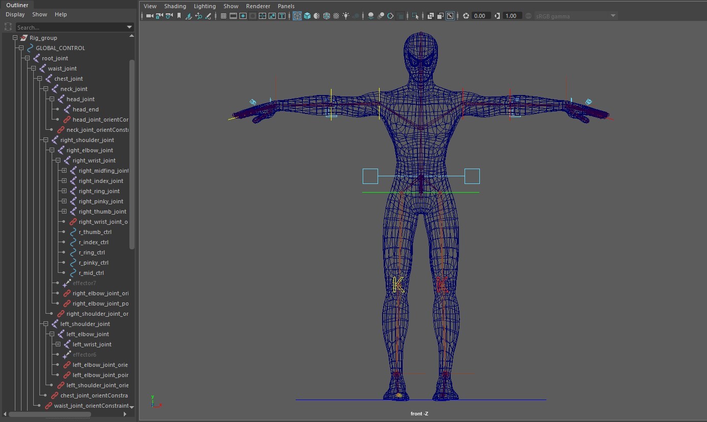 Vivek Raj - Spider-Man Rig - Autodesk Maya