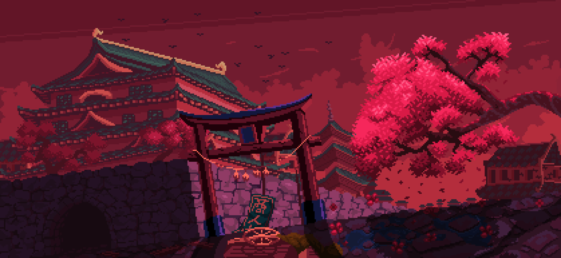 ArtStation - Pink town