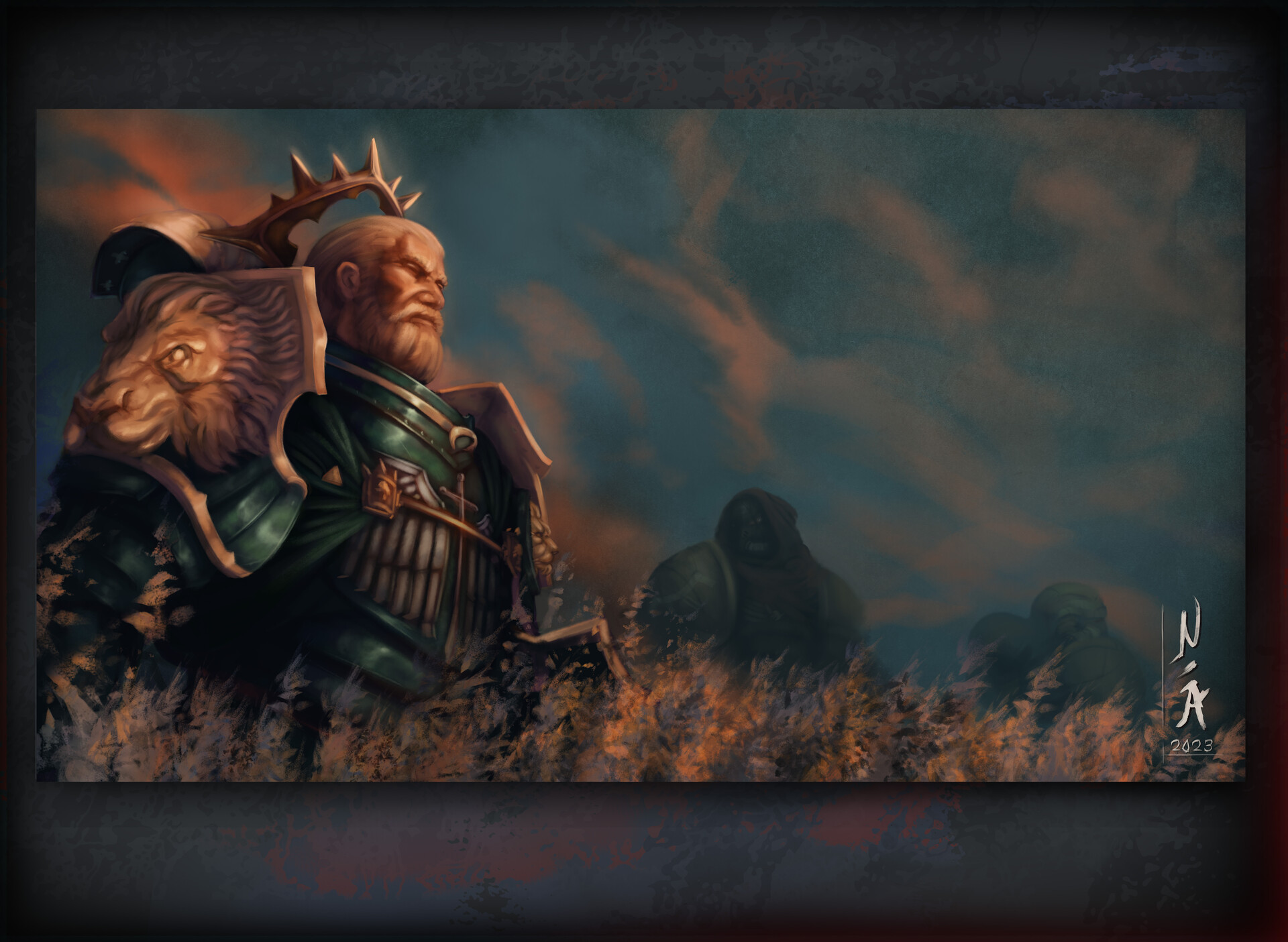 ArtStation - Lion El'Jonson, Primarch of the Dark Angels