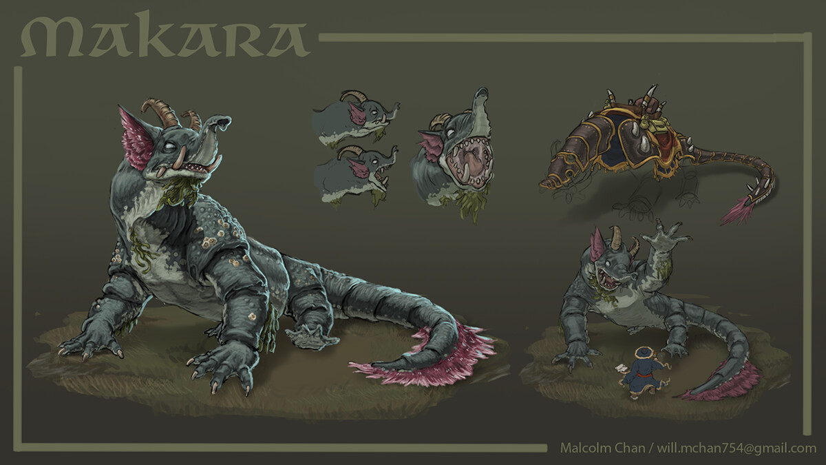 ArtStation - Makara: Process Work