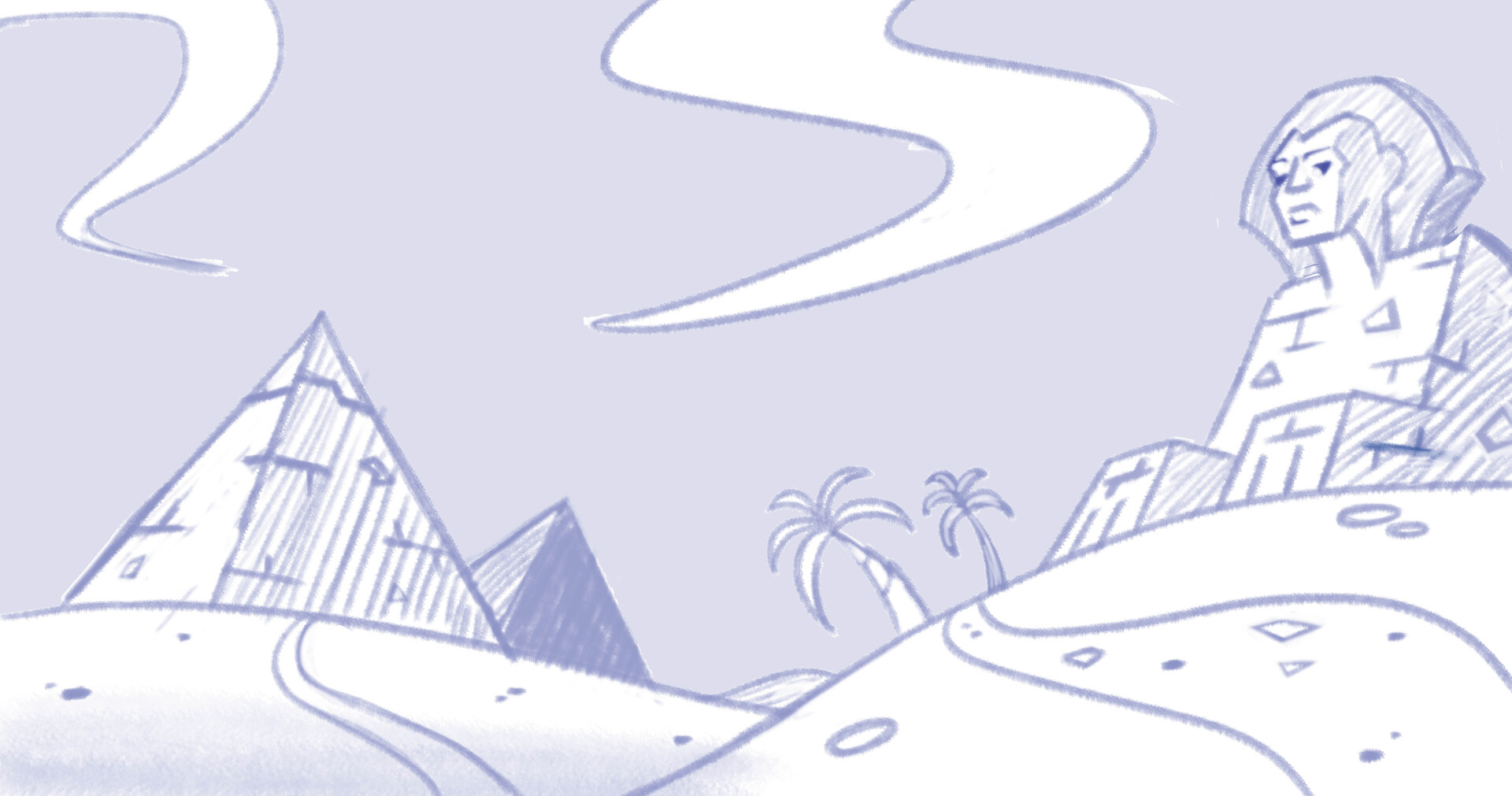 ancient background drawing