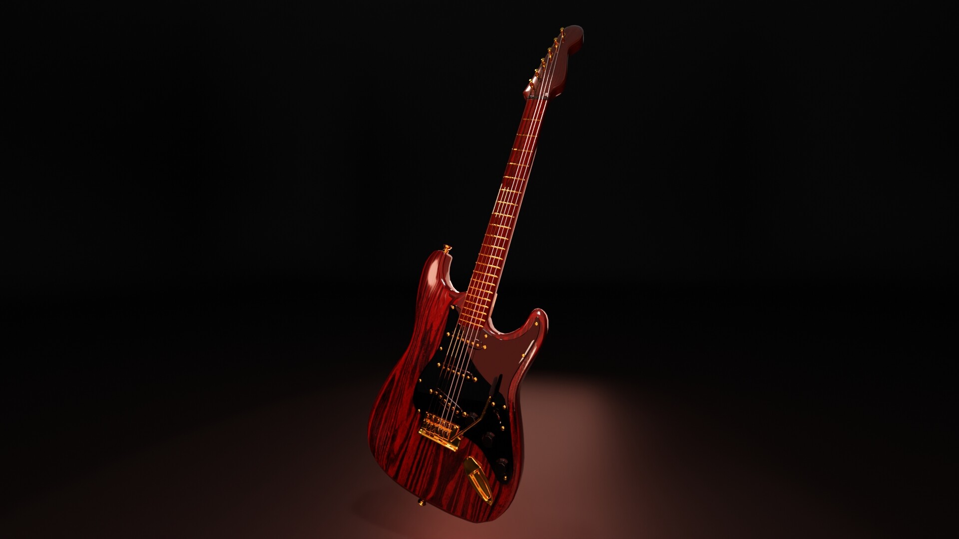 ArtStation - Guitar Stratocaster custom