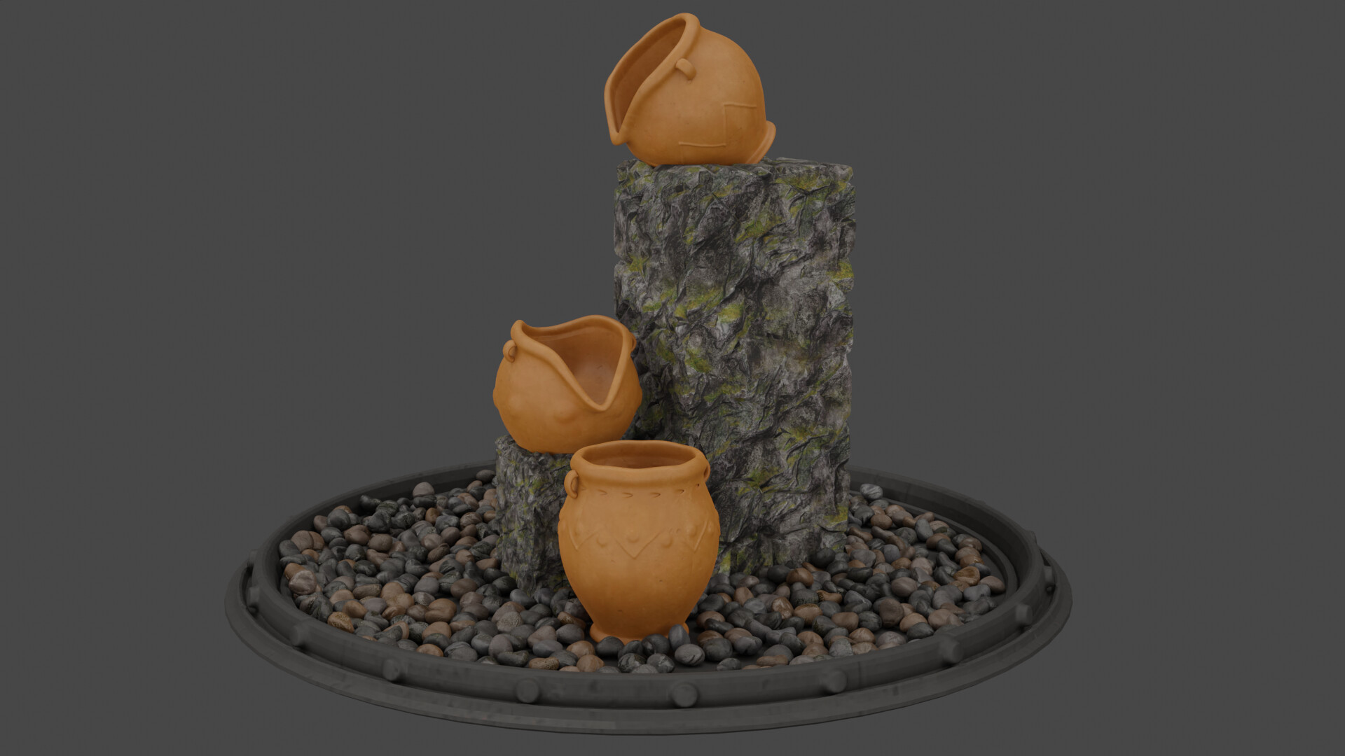 ArtStation - Clay Pot Fountain