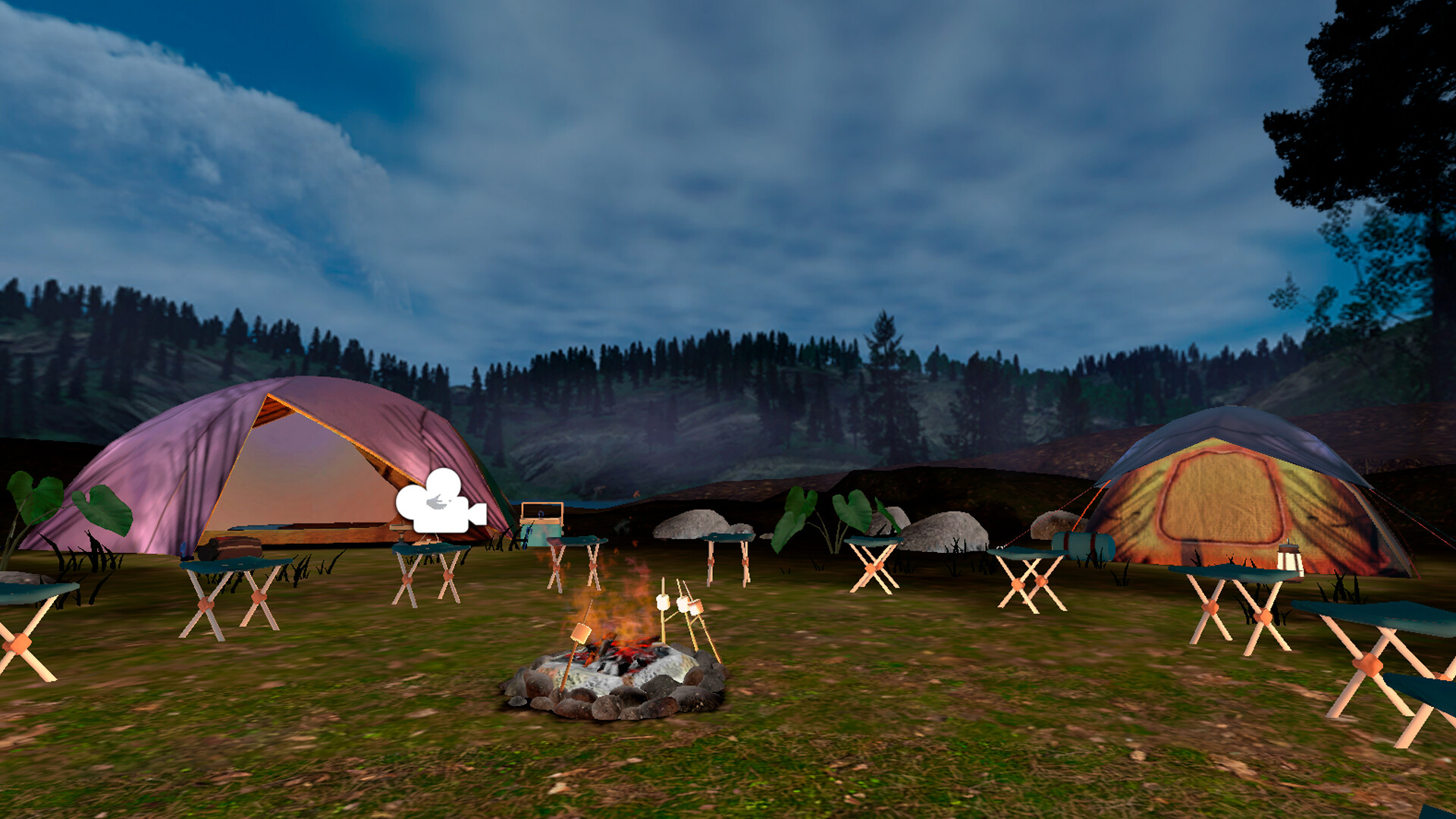 Iván Antonio - Foretell Android VR Environment - Camp Fire