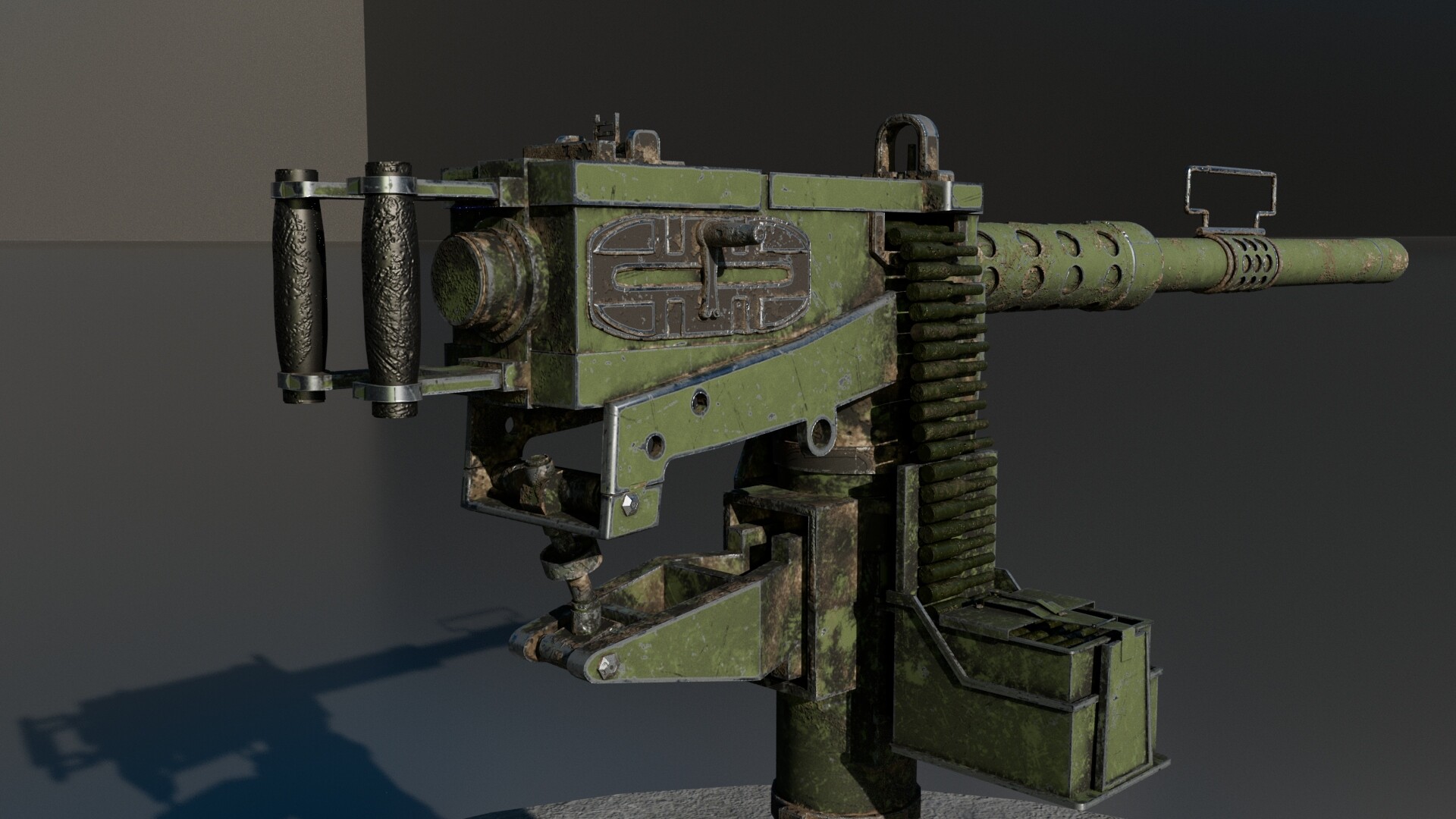 ArtStation - Machine Gun 3D Model