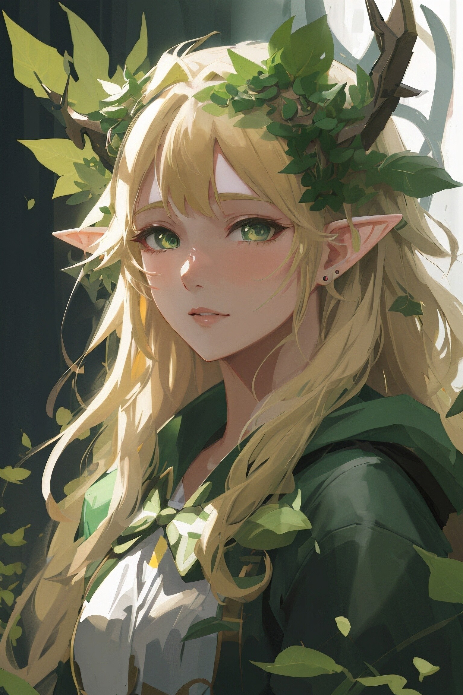 ArtStation - Woodland Grace: The Elf Princess with Horns