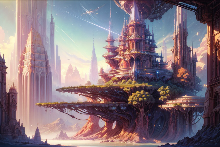 ArtStation - Fantastic Cities_AAN