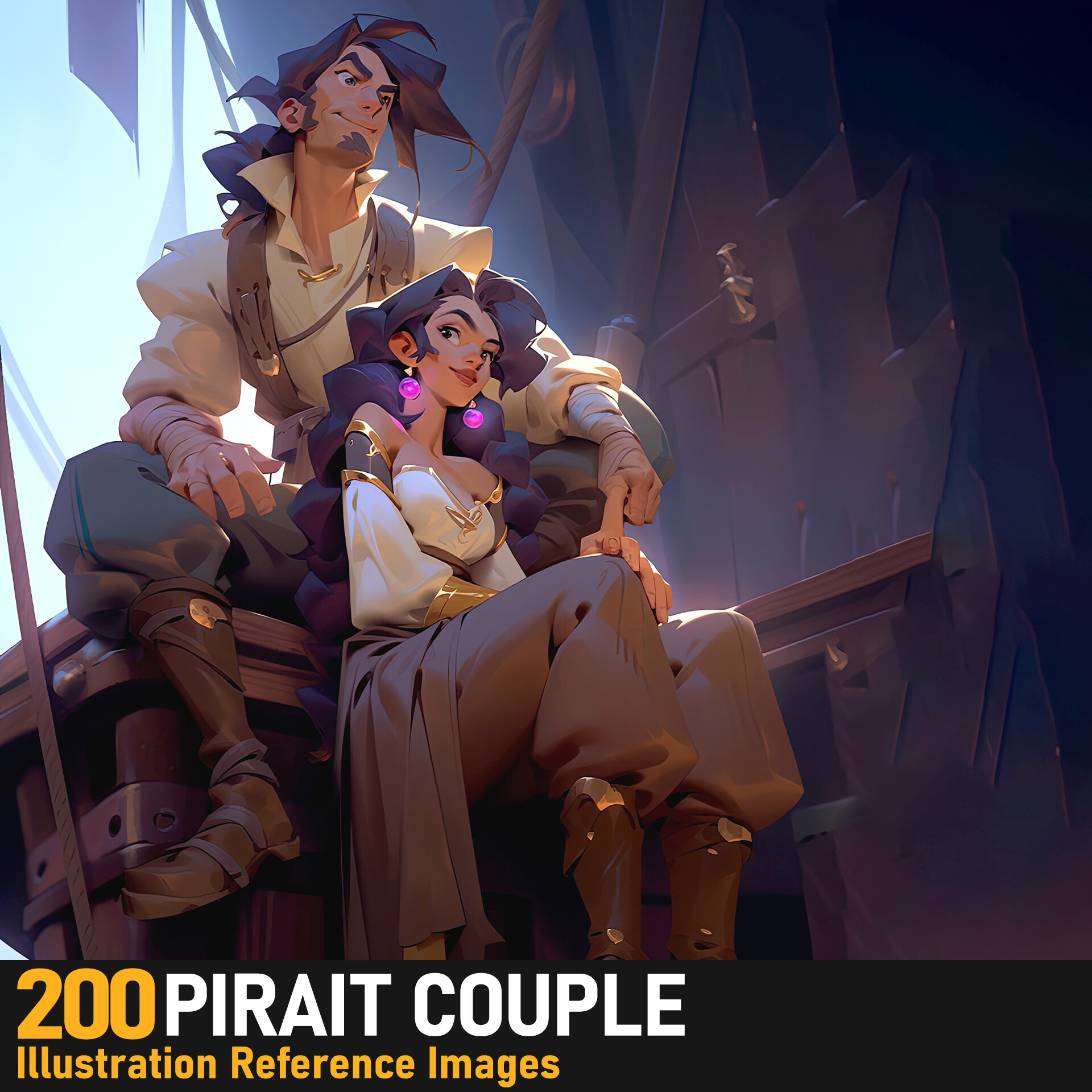ArtStation - Pirate Couple VOL.30| 4K Reference Images