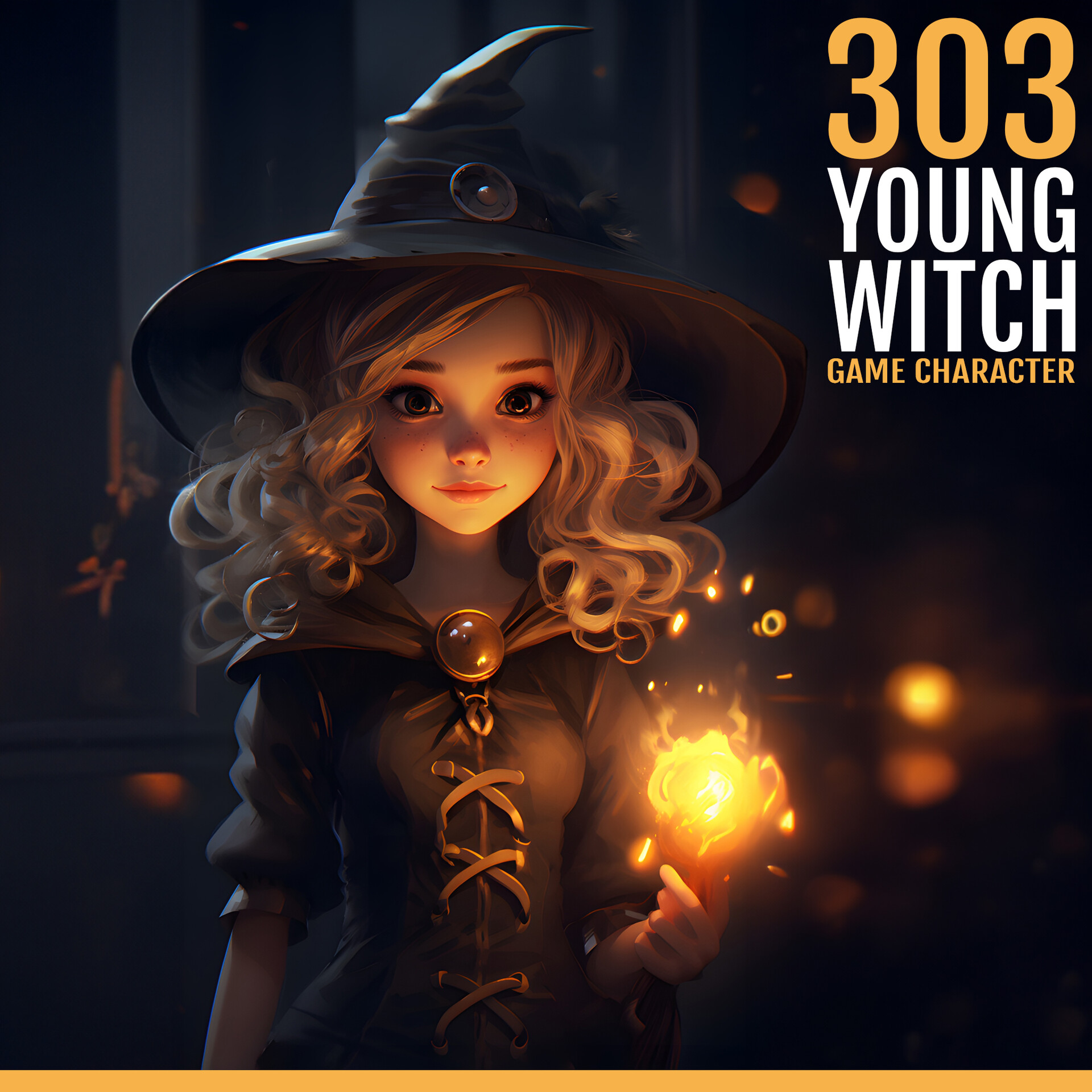 Artificial Dimension - 303 Young Witch Character