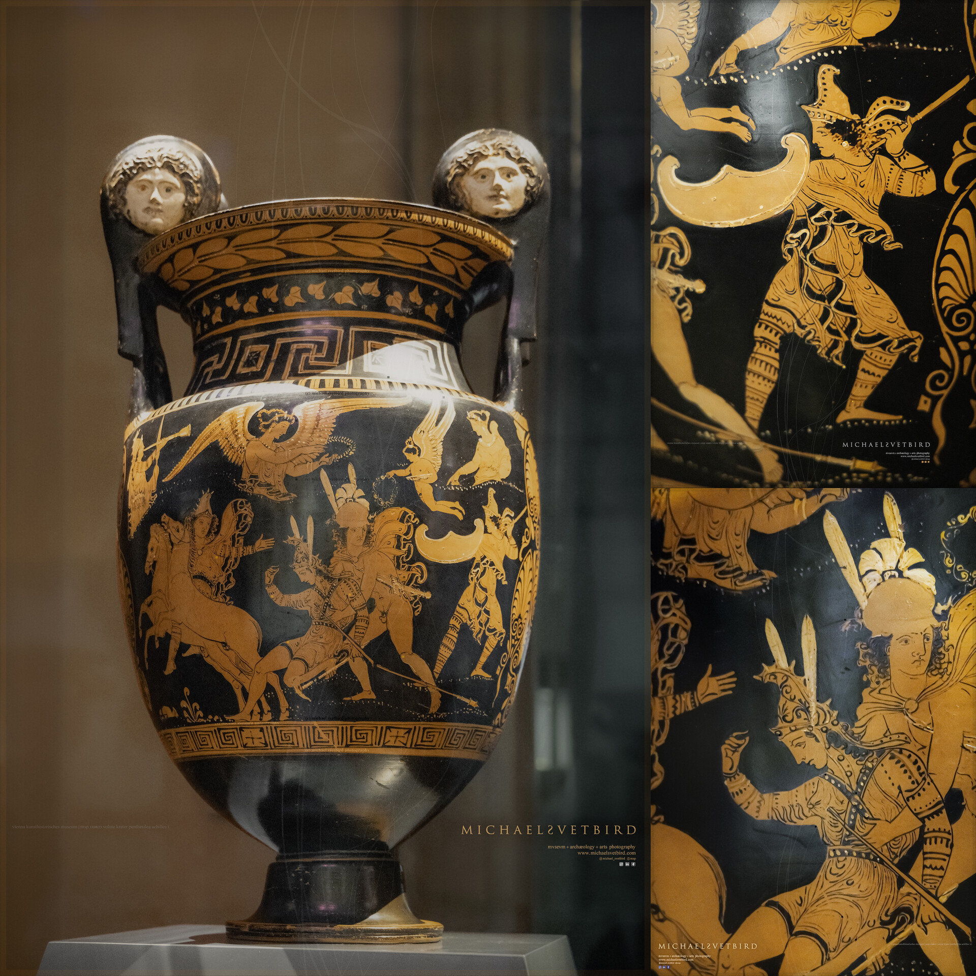 ArtStation - VOLUTE KRATER Depicting Penthesilea and Achilles, Amazonomachy