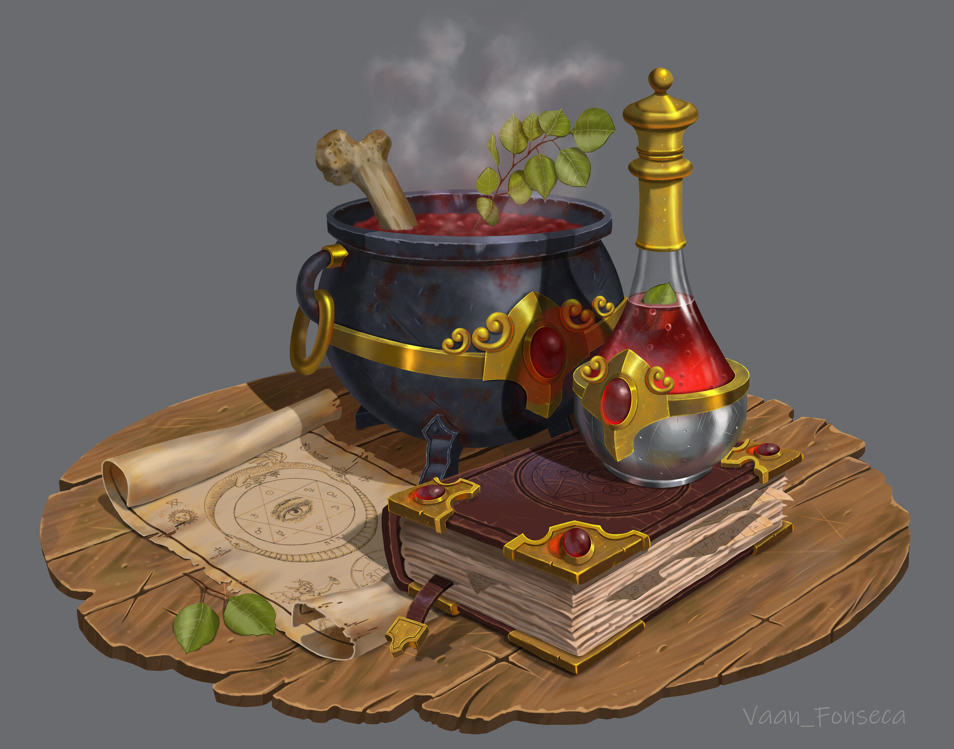 ArtStation - Some studies for Material Rendering through Props