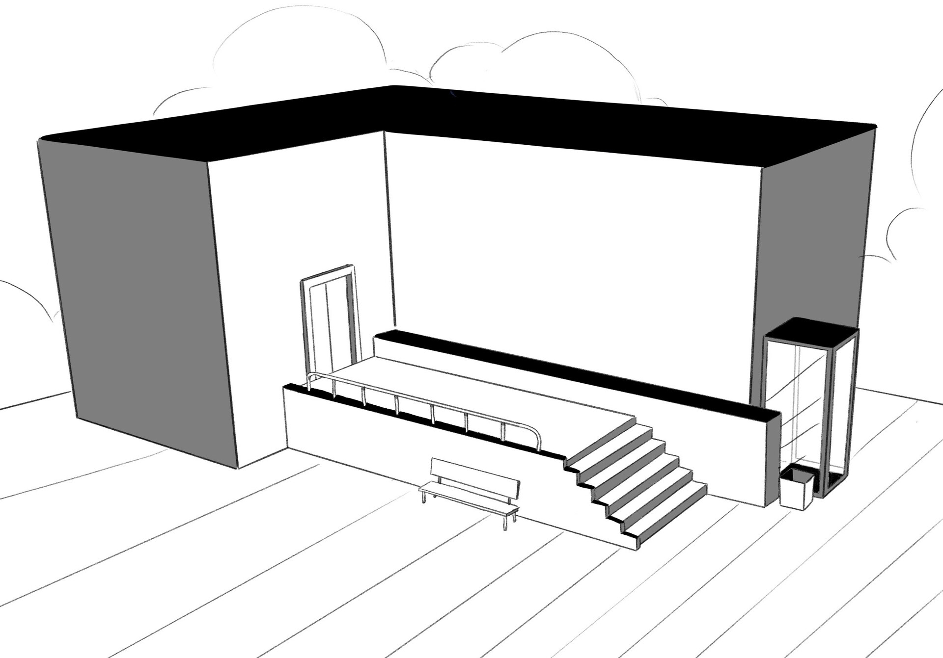 ArtStation - Basic Building Layout Drawing