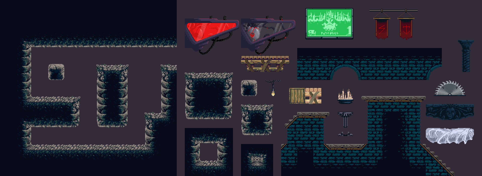 ArtStation - Pixel Art Dark Fantasy