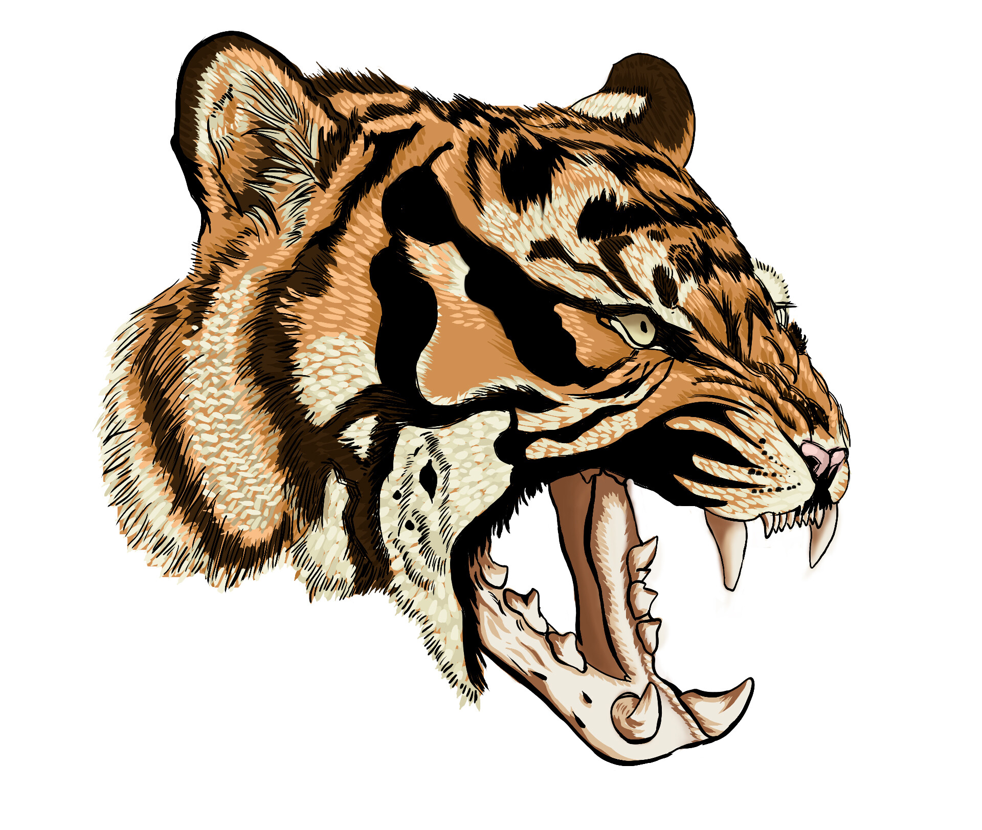 ArtStation - Zombie Tiger