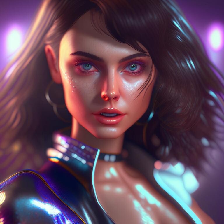 ArtStation - disco girl