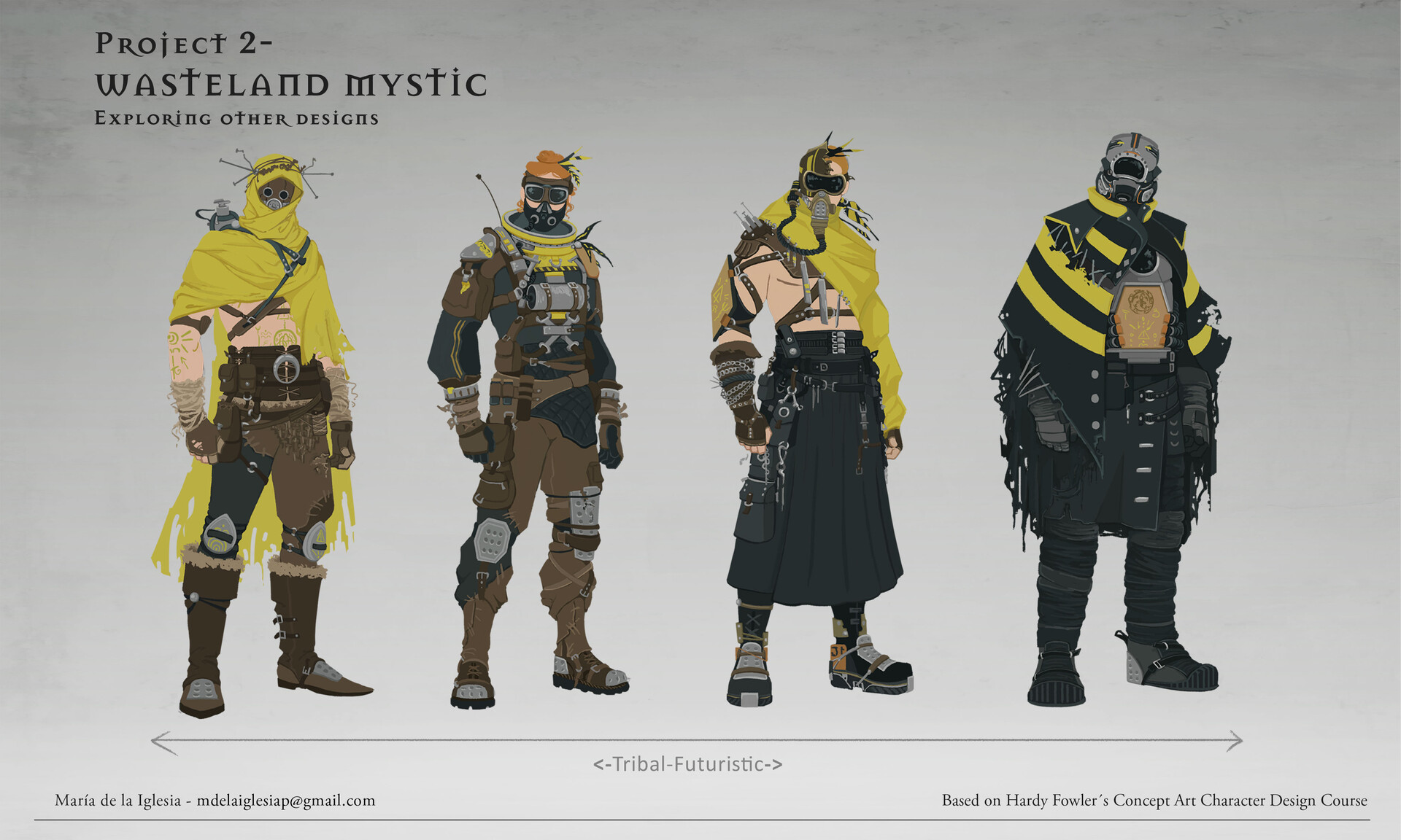 ArtStation - Wasteland Mystic-Clothing Exploration