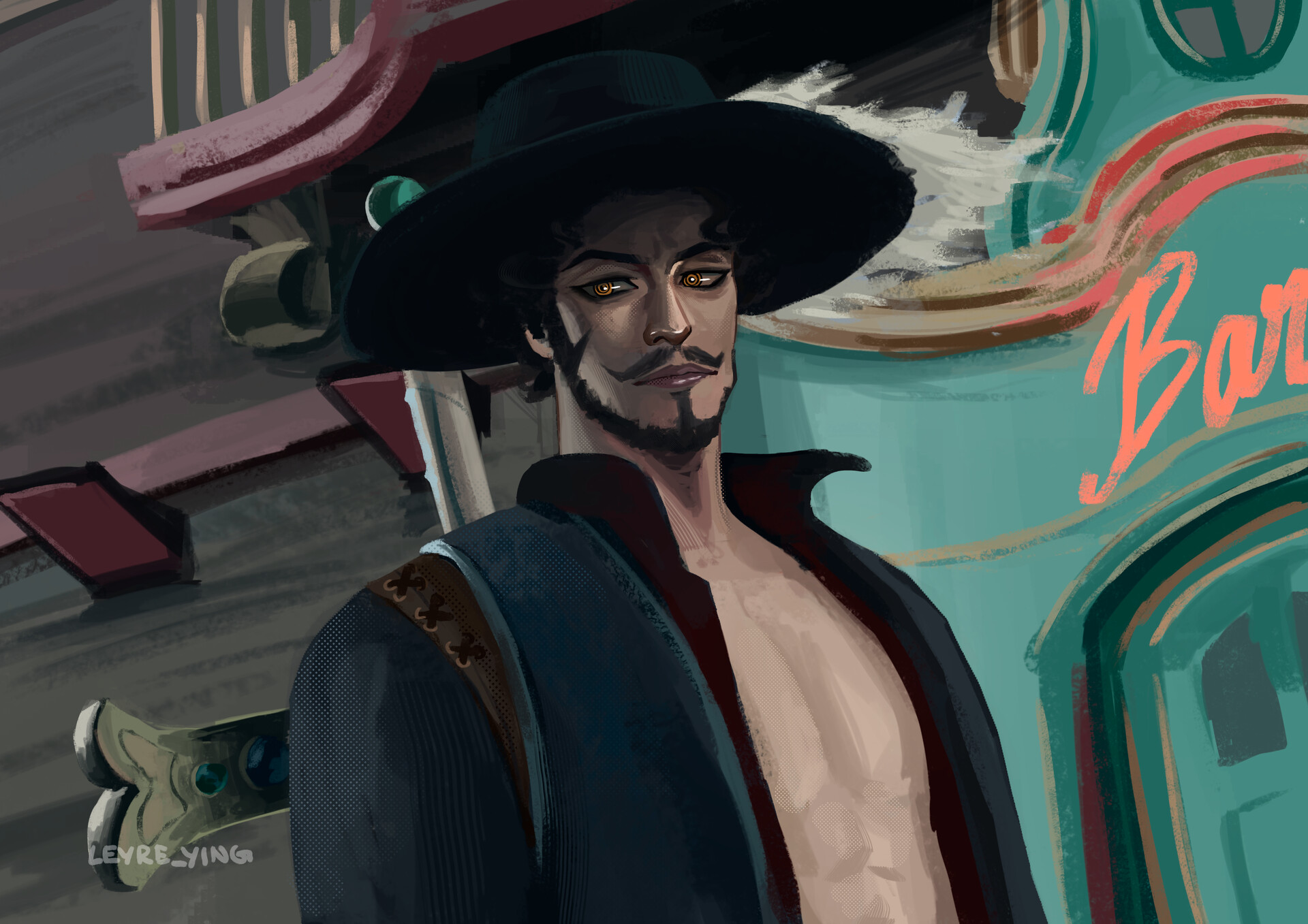 ArtStation - OPLA Mihawk Redraw
