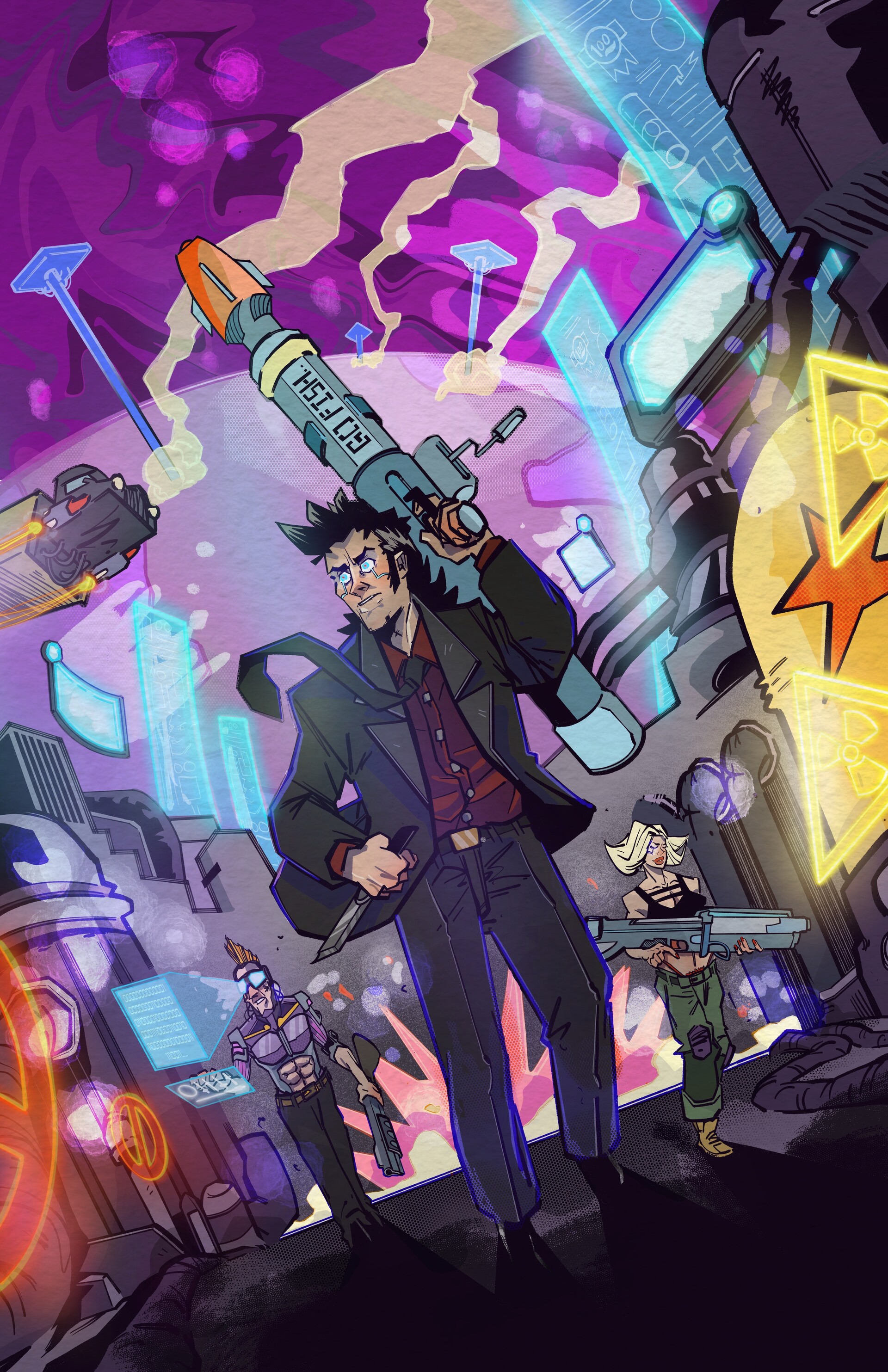 ArtStation - Splinter City Comic (Short teaser)