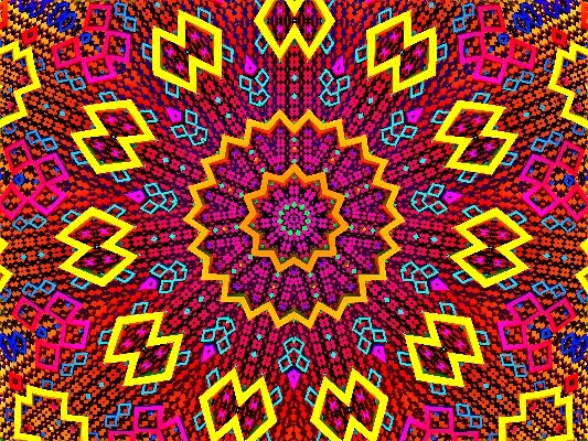 ArtStation - Many rays star fractal 36