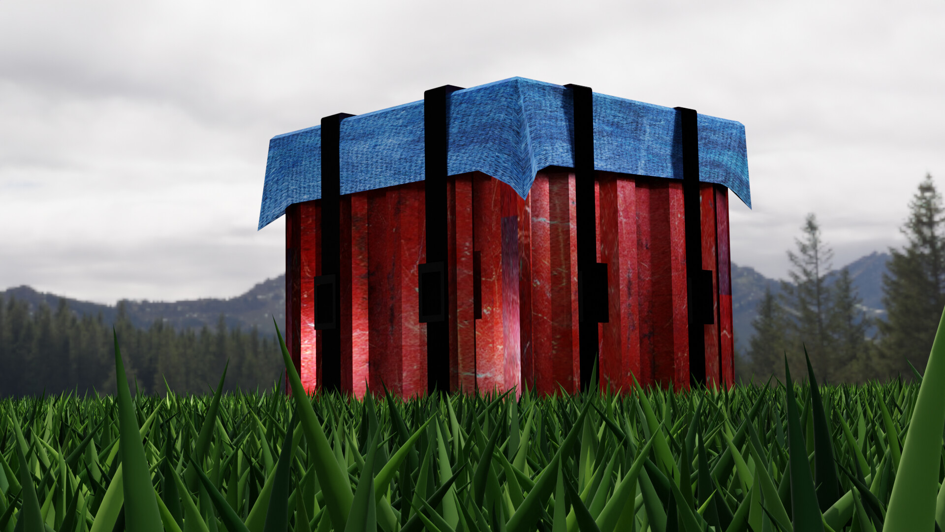 ArtStation - pubg drop \ blender pubg drop \ blender pubg drop 3d model ...