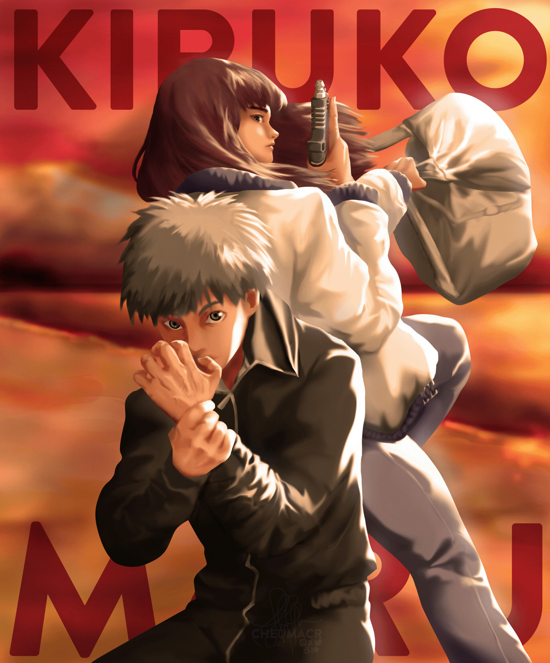 ArtStation - Kiruko X Maru from Heavenly Delusions