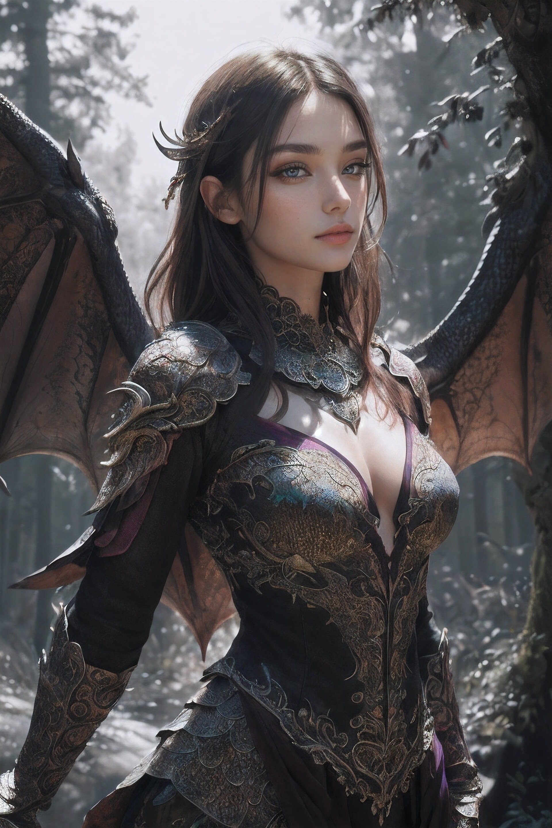 ArtStation - Detailed Dragon Girl