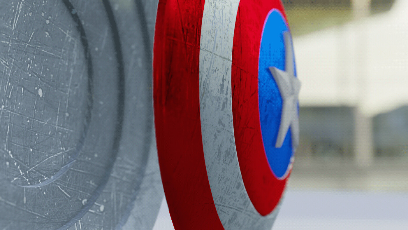 ArtStation - Captain America's shield