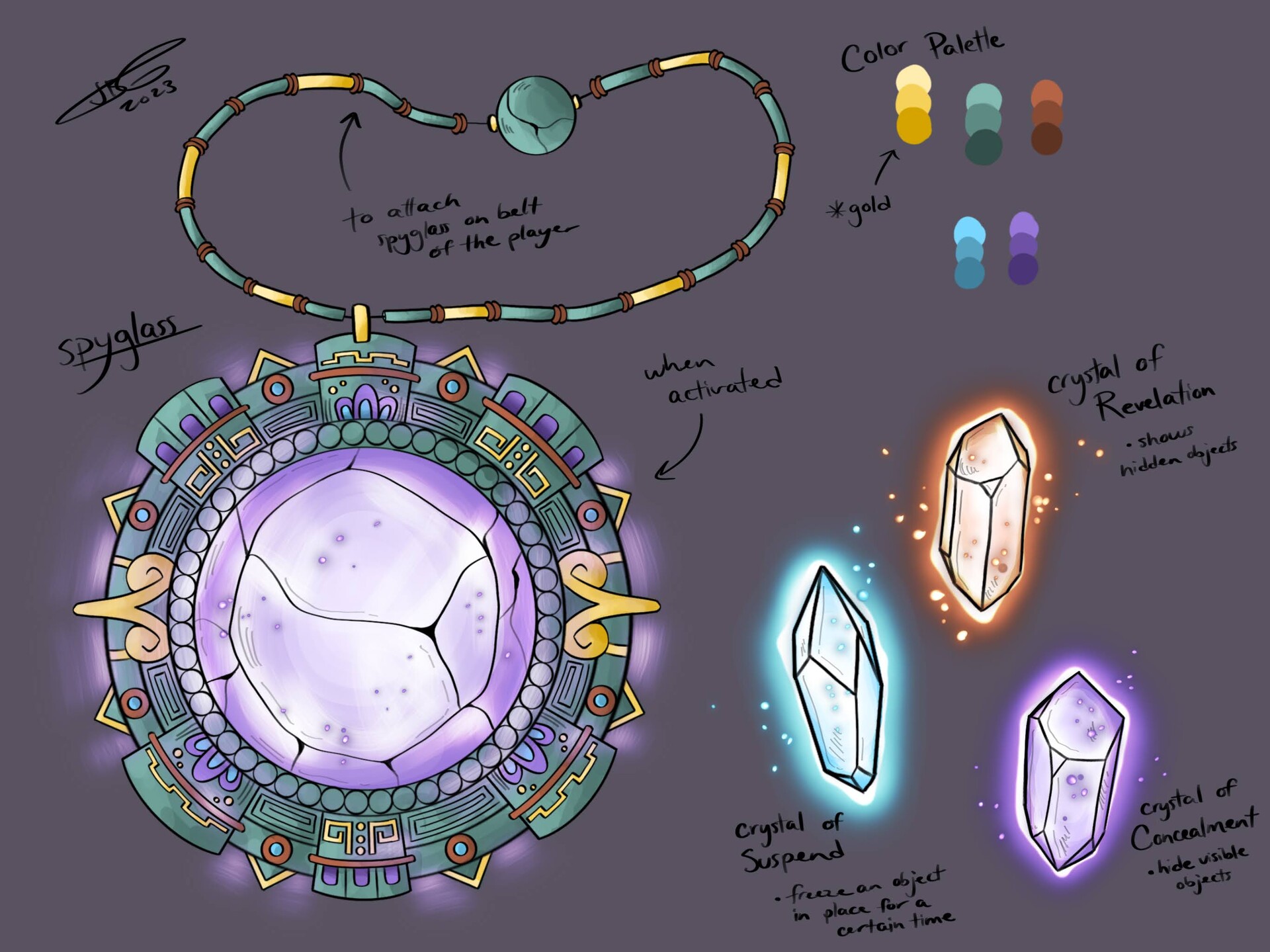 ArtStation - Spyglass - Key Prop
