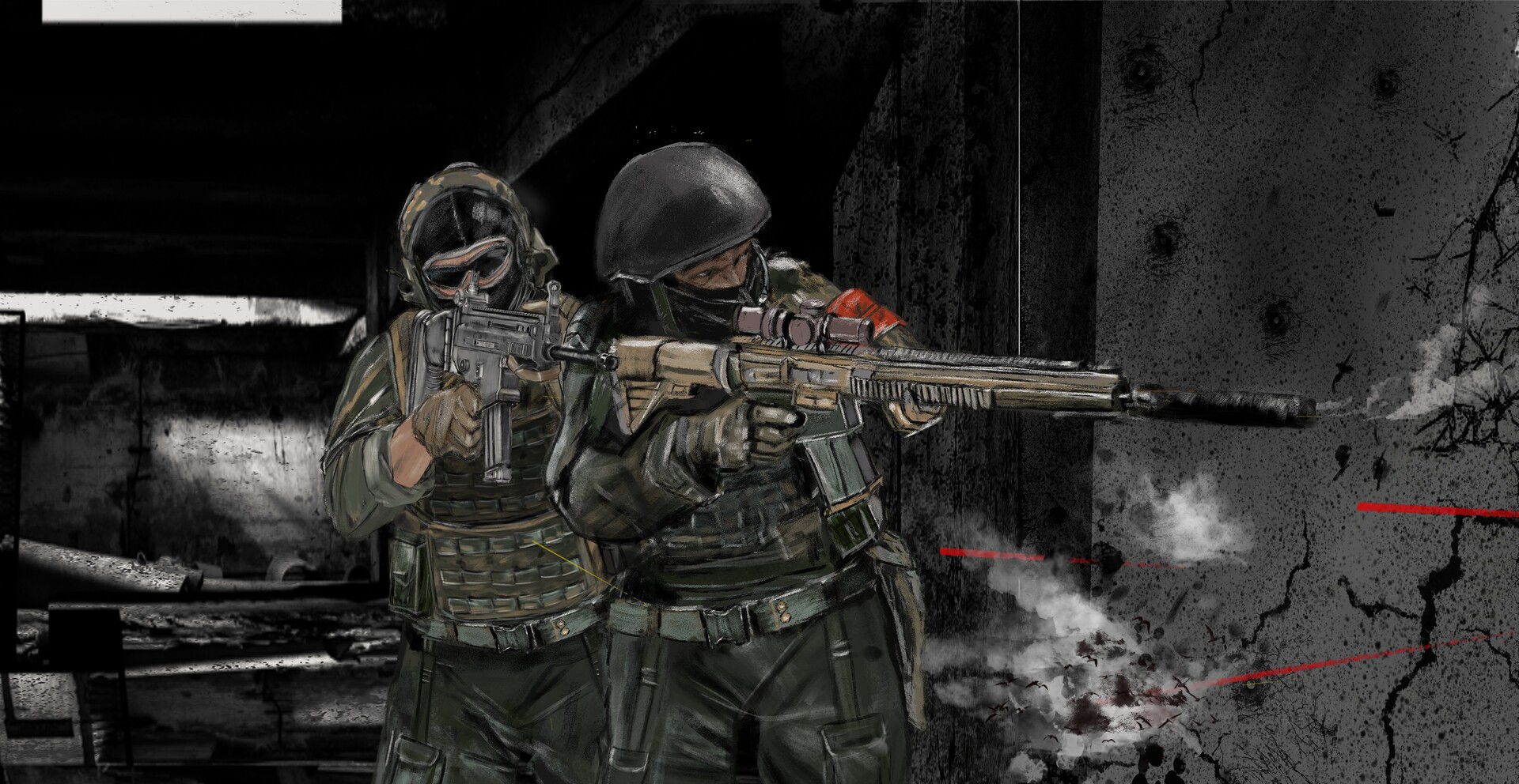 ArtStation - two soldiers