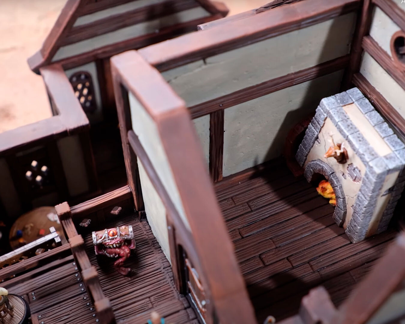 Gabriel Hiibiner - Silent Coin Taproom - Tavern - Miniature Loot Studios