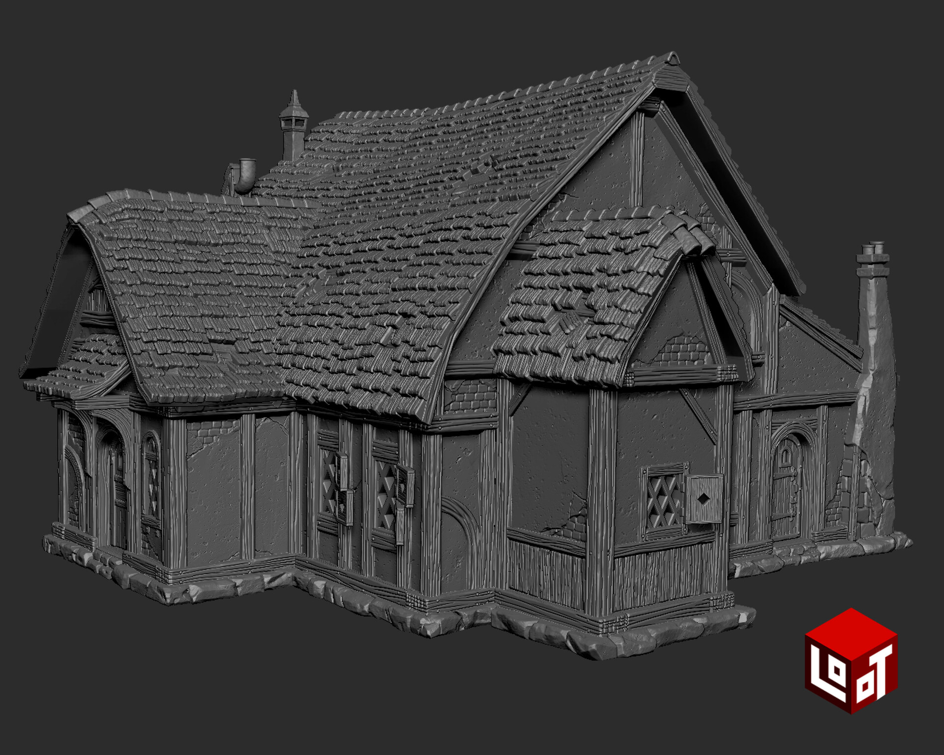 Gabriel Hiibiner - Silent Coin Taproom - Tavern - Miniature Loot Studios