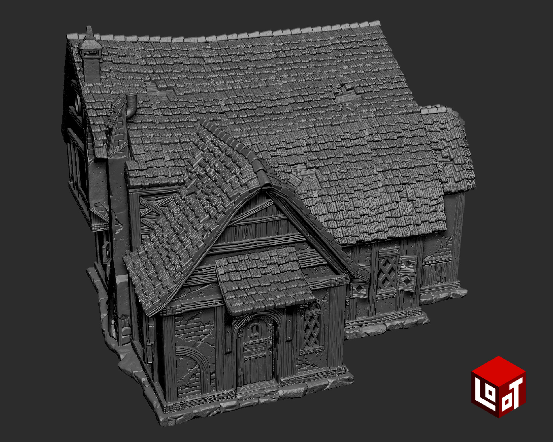 Gabriel Hiibiner - Silent Coin Taproom - Tavern - Miniature Loot Studios