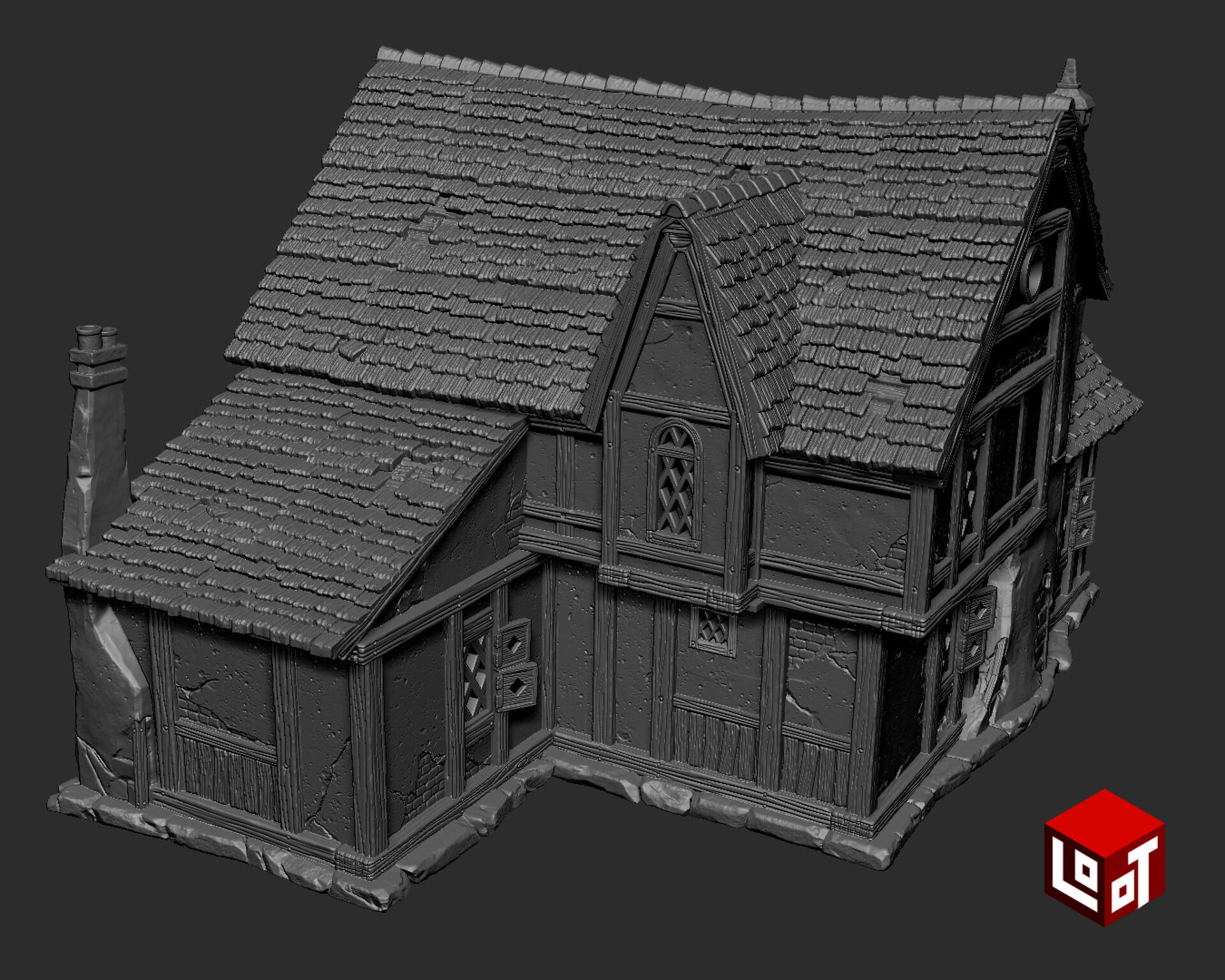 Gabriel Hiibiner - Silent Coin Taproom - Tavern - Miniature Loot Studios