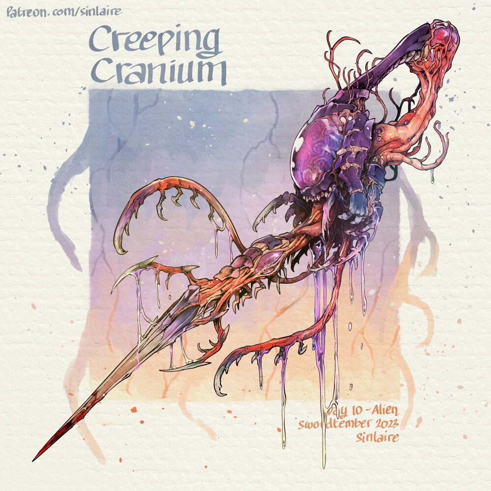 ArtStation - Creeping Cranium