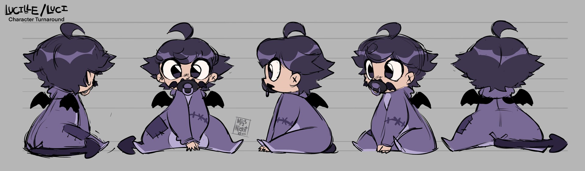 ArtStation - Lucille/Luci - Character Turnaround