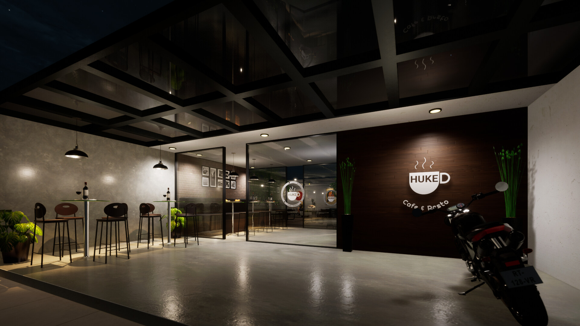 ArtStation - Coffee shop visualitation