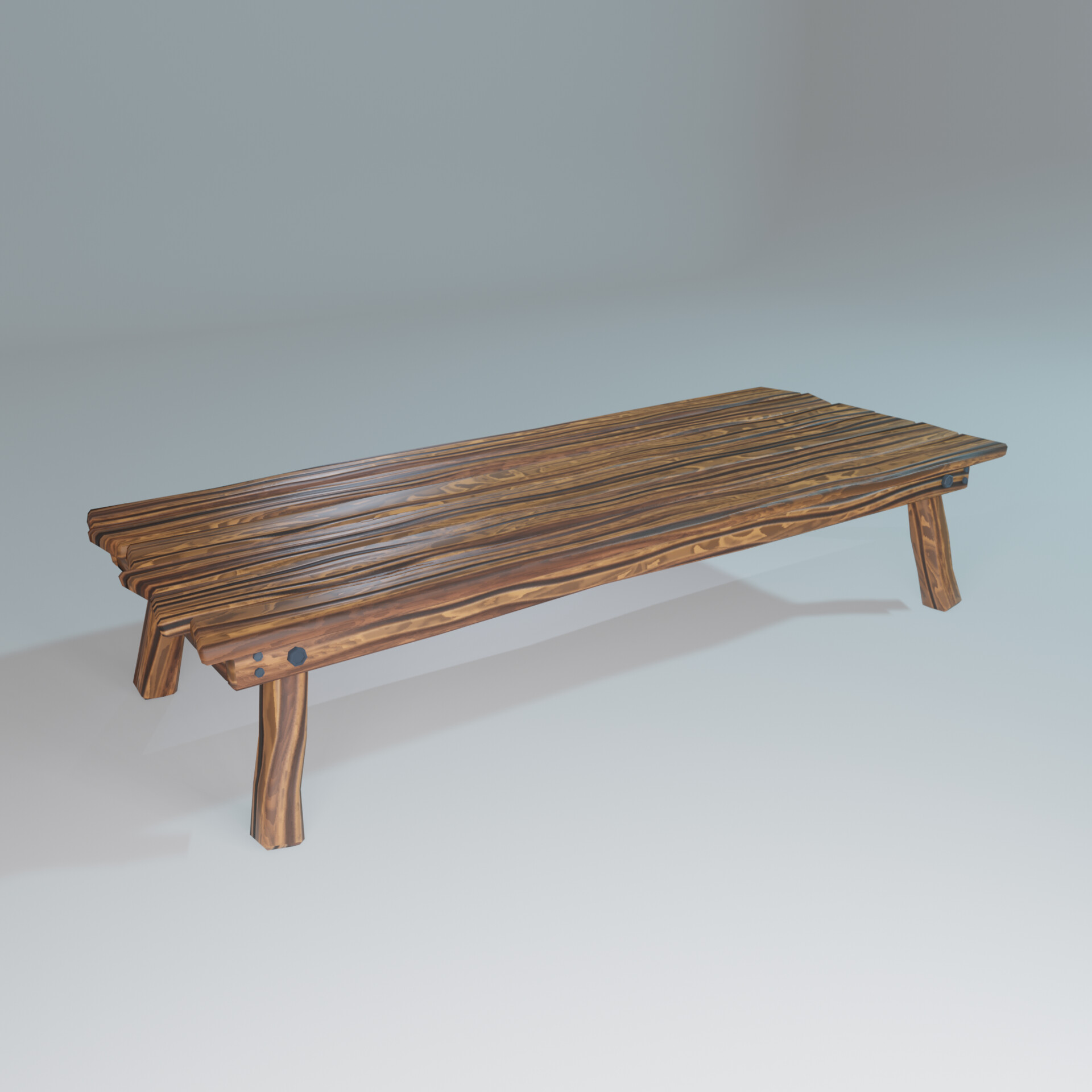 ArtStation - Low Poly Wooden Table