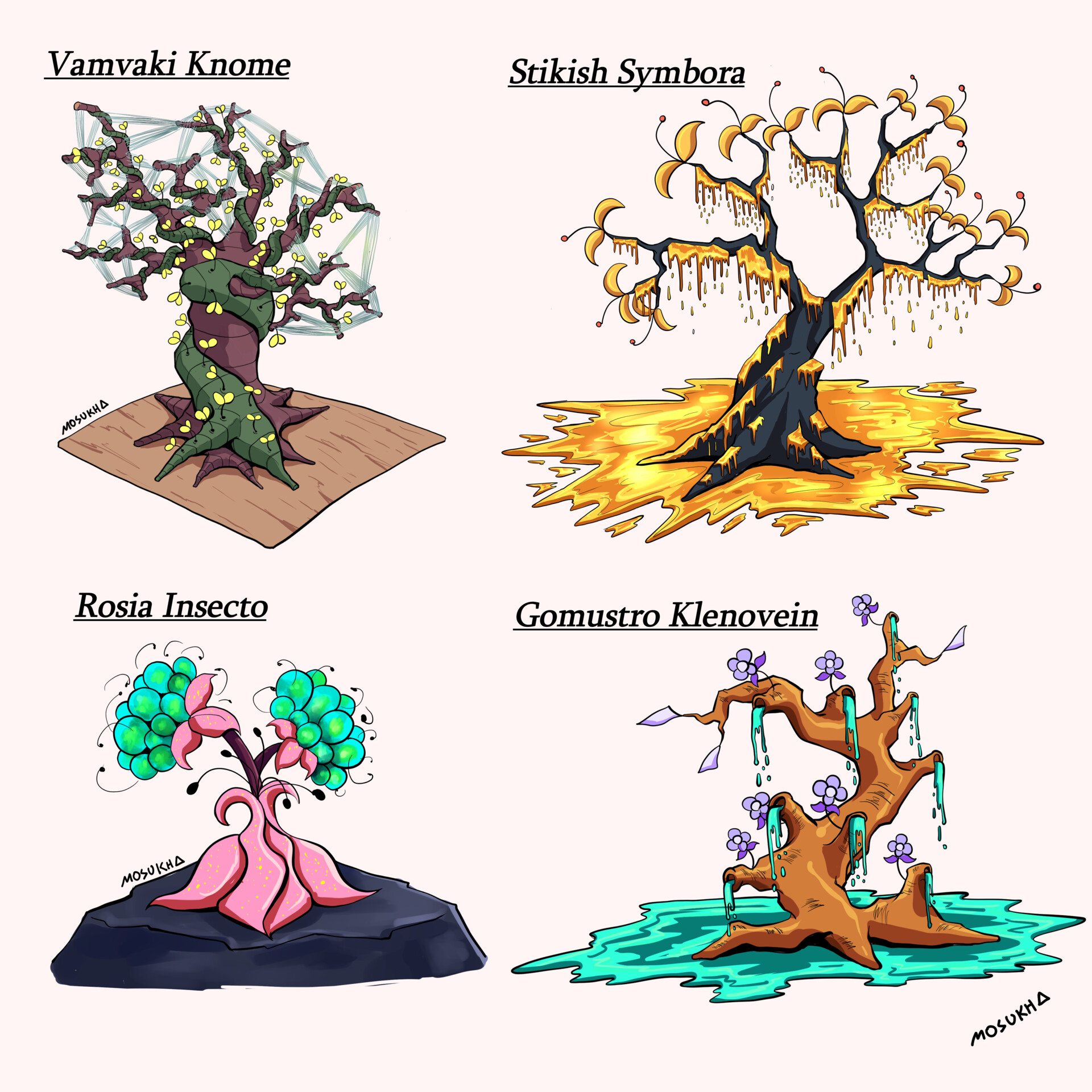 ArtStation - Fantasy Plant Concepts