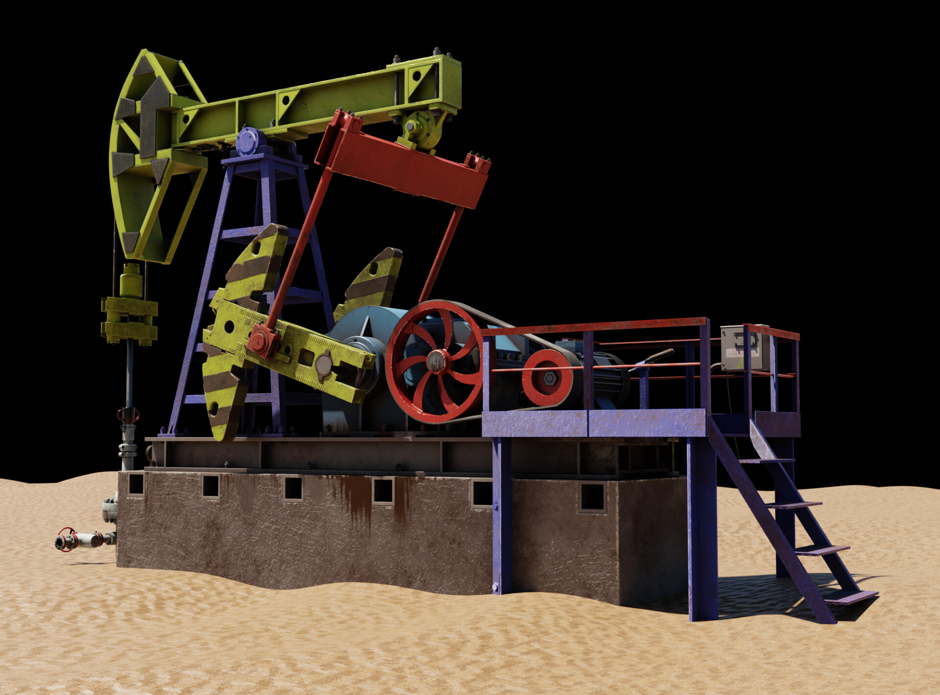 ArtStation - Pumping Unit