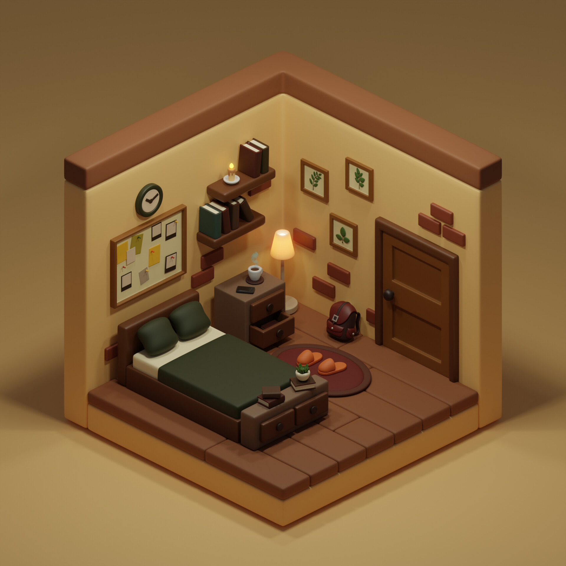 ArtStation - Comfortable bedroom