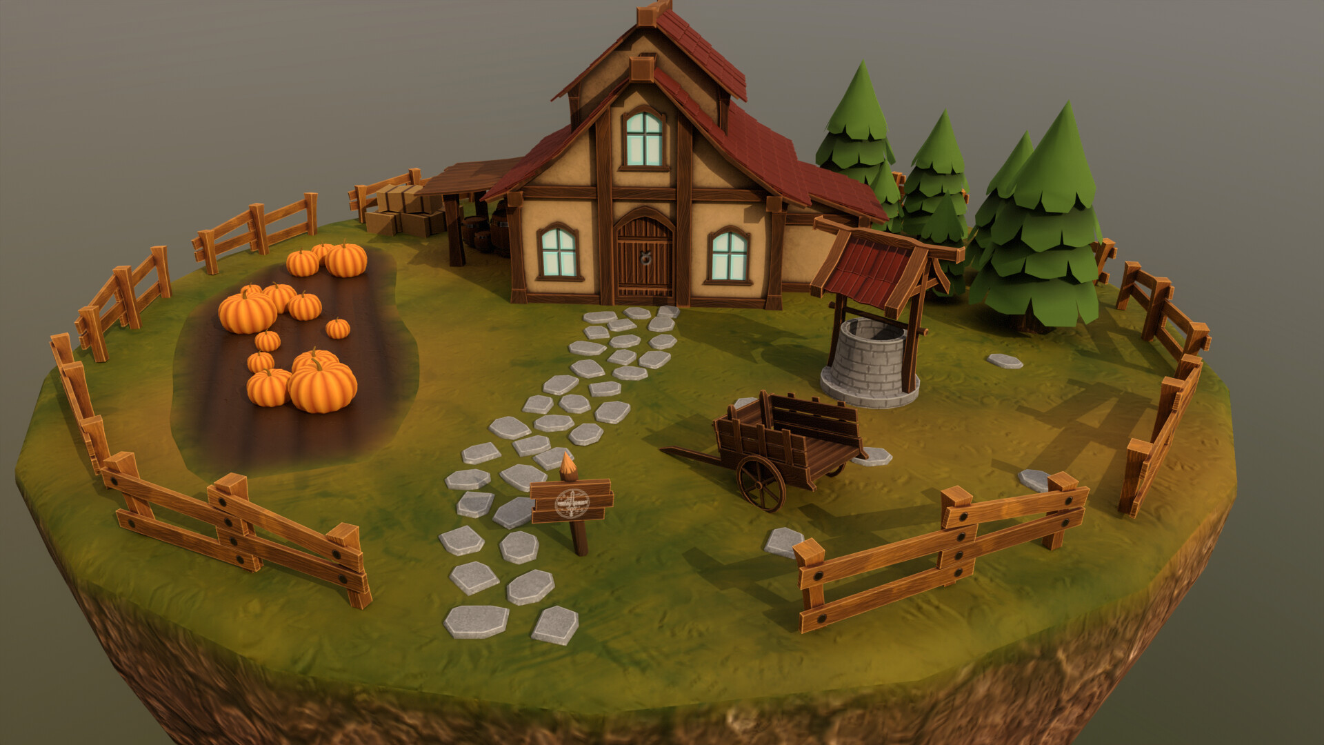 ArtStation - Dream Knight Farmhouse