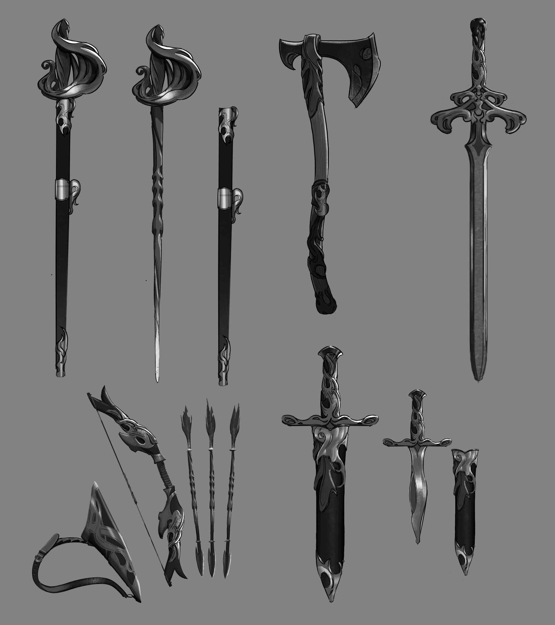 ArtStation - weapon design
