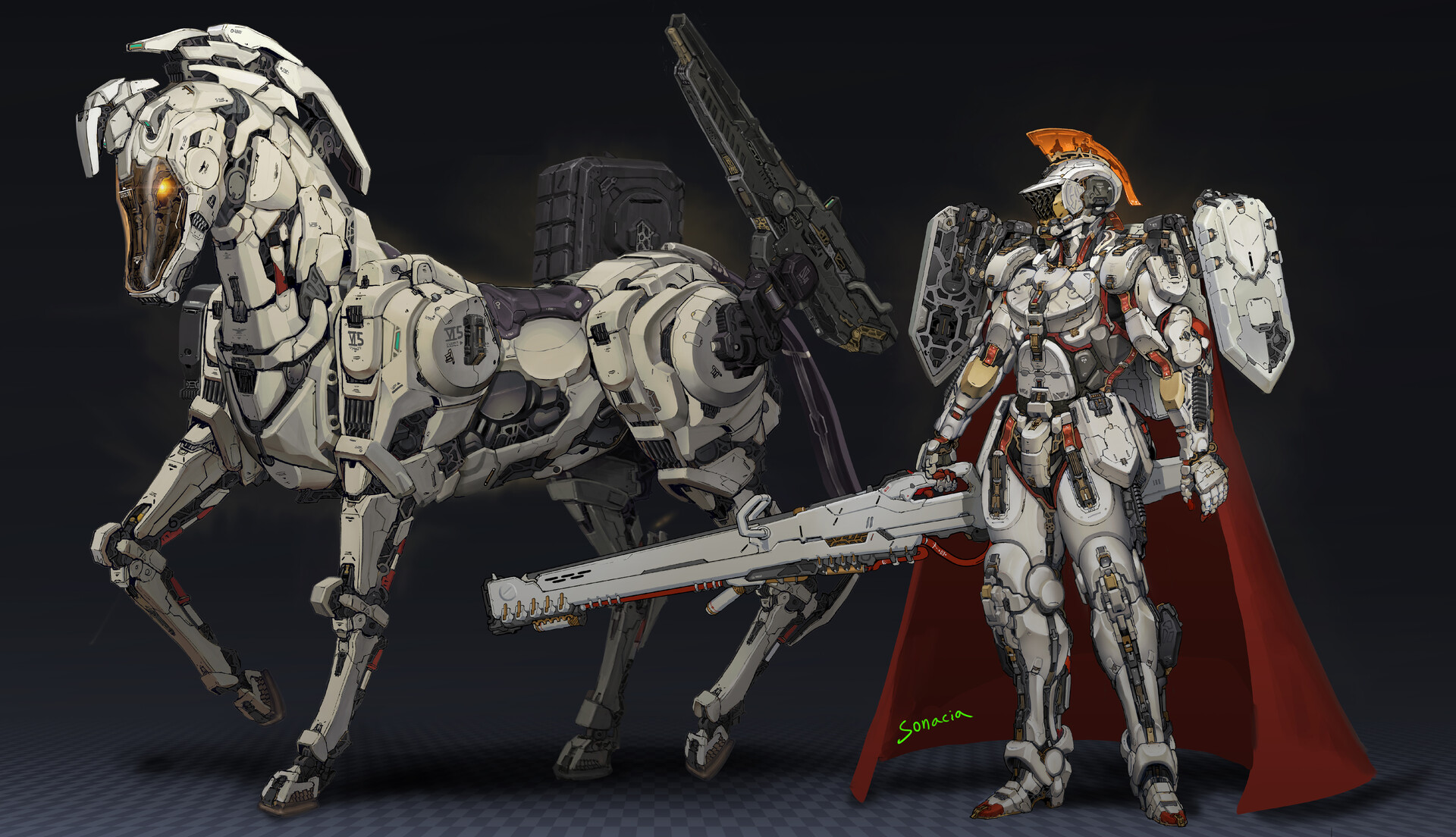 Sci-Fi Knight by Sonacia79 : r/ImaginaryRobotics