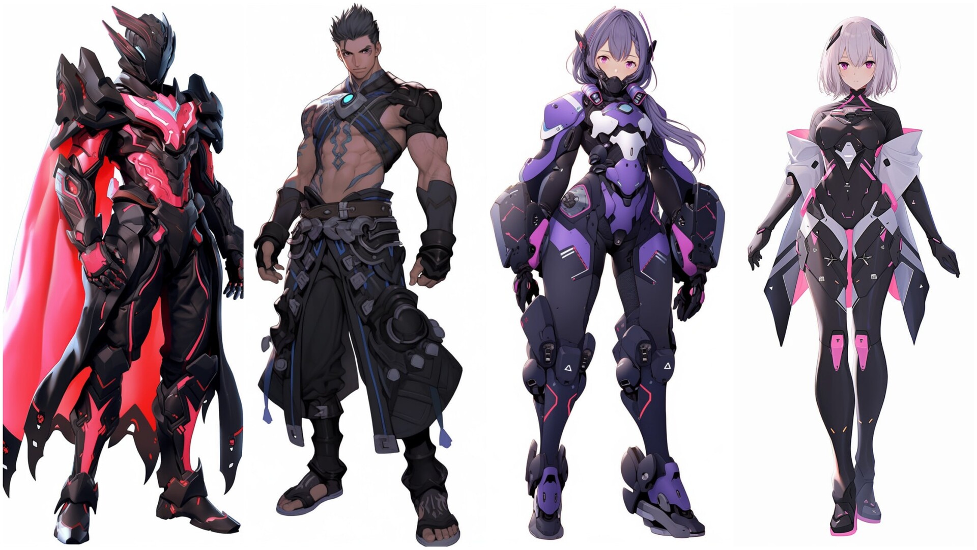 Concept Art - +300 Anime Super Heroes Concept(4k)