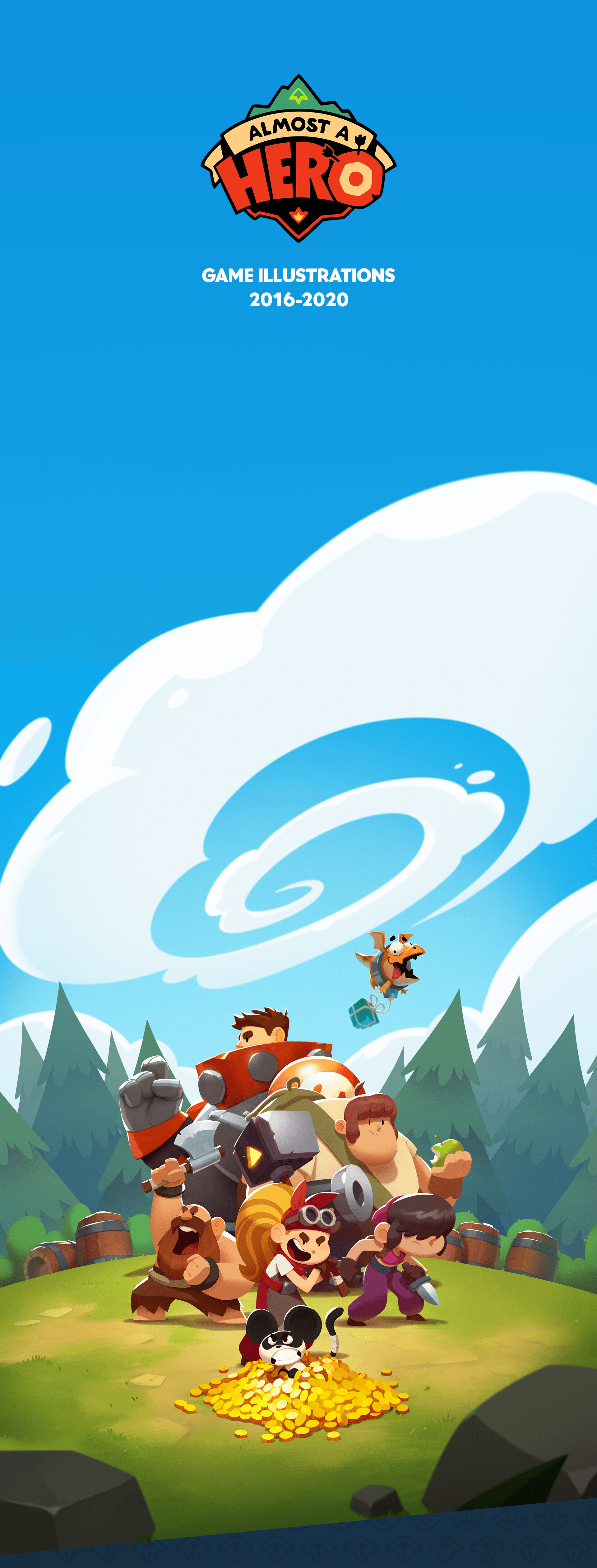 Aleksandr Pushai - Almost A Hero Game. Game Illustrations. 2016-2020
