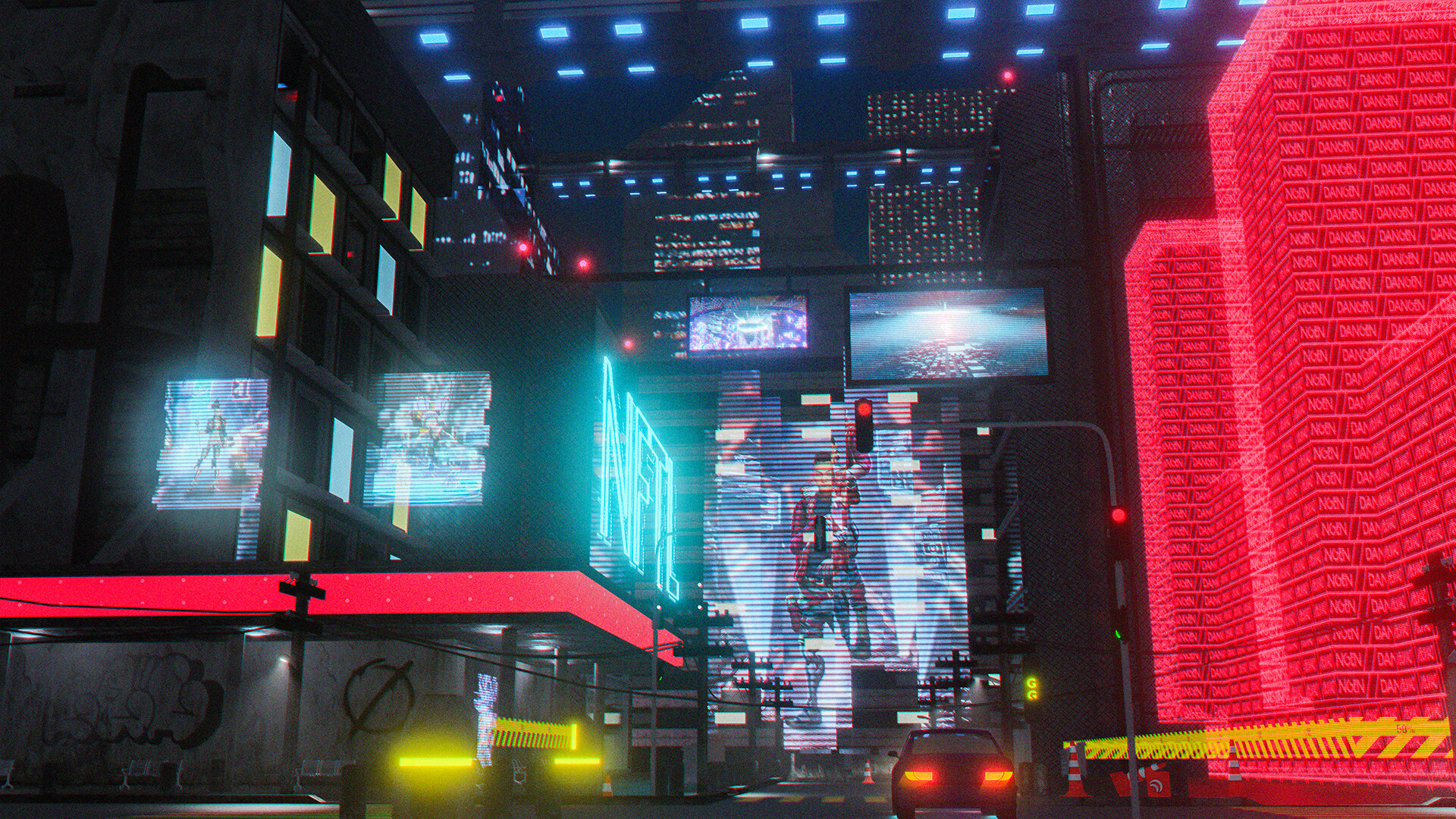 ArtStation - Neon city