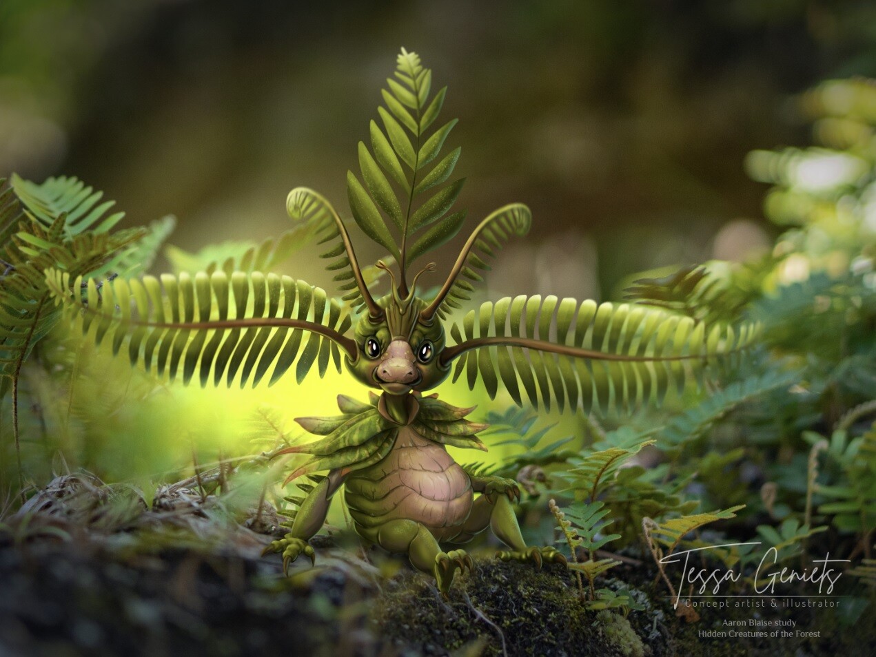 ArtStation - Fern creature